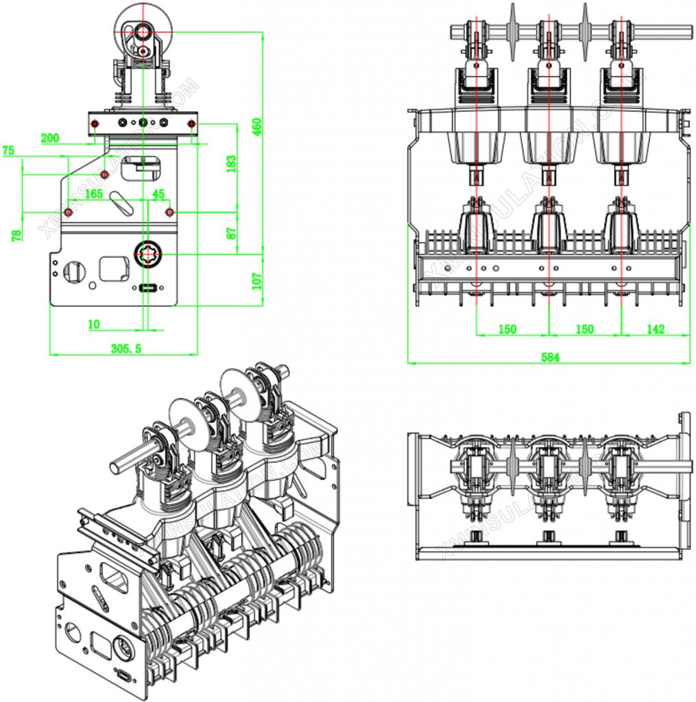 15.6kV ECO-Friendly Vacuum Circuit Breaker (SF6-Free AIS VCB) – Xiamen ...