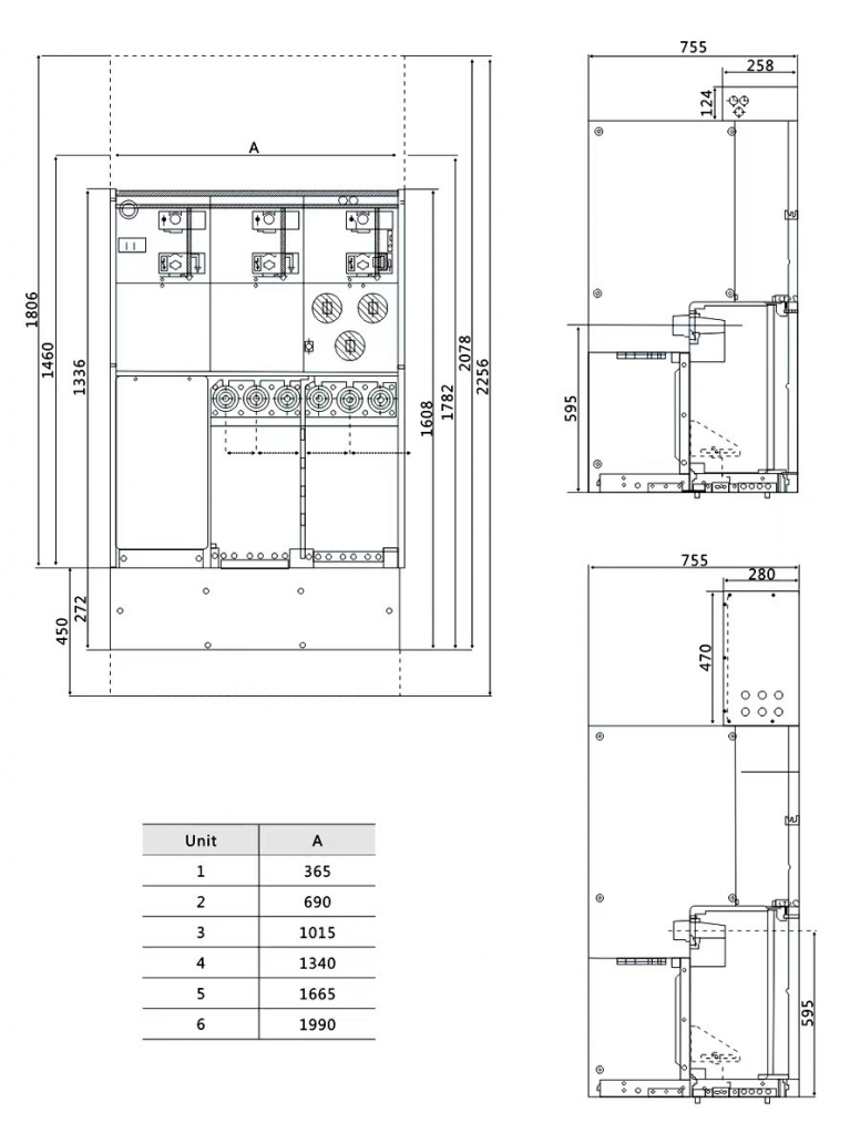 24kV-630A SF6 Gas Insulated Switchgear GIS RMU – Xiamen Insulation ...